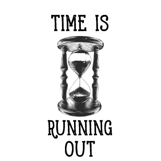 Hour Glass Running Out Of Time Sandglass Hourglass Running Out Of Time