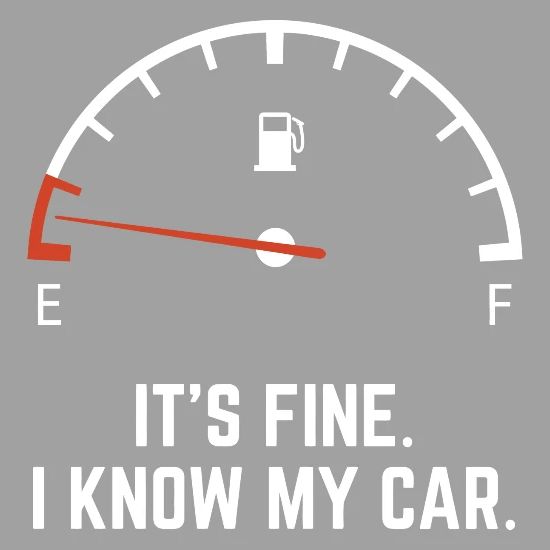 Gas Gage Memes Funny Car Stickers High Gas Consumption Decal Fuel Gage
