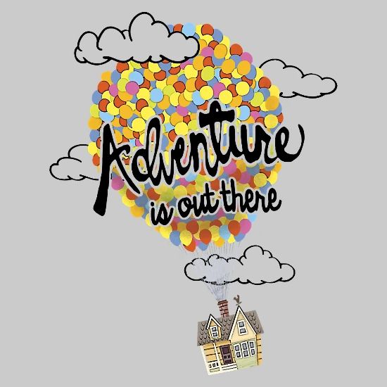Pixar Up House Illustration