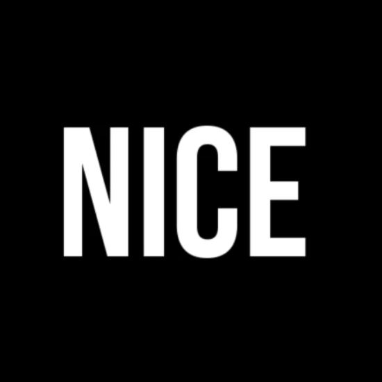 The Word Nice Nice Text Effect And Logo Design Word