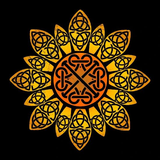 Celtic Sunflower Tattoos