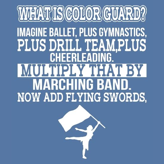 Color Guard Funny Funny Colorguard For A Color Guard T Shirt
