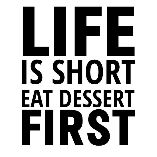 Eat Dessert First Quote Colorful Stacked Macaroons Dessert Quote And