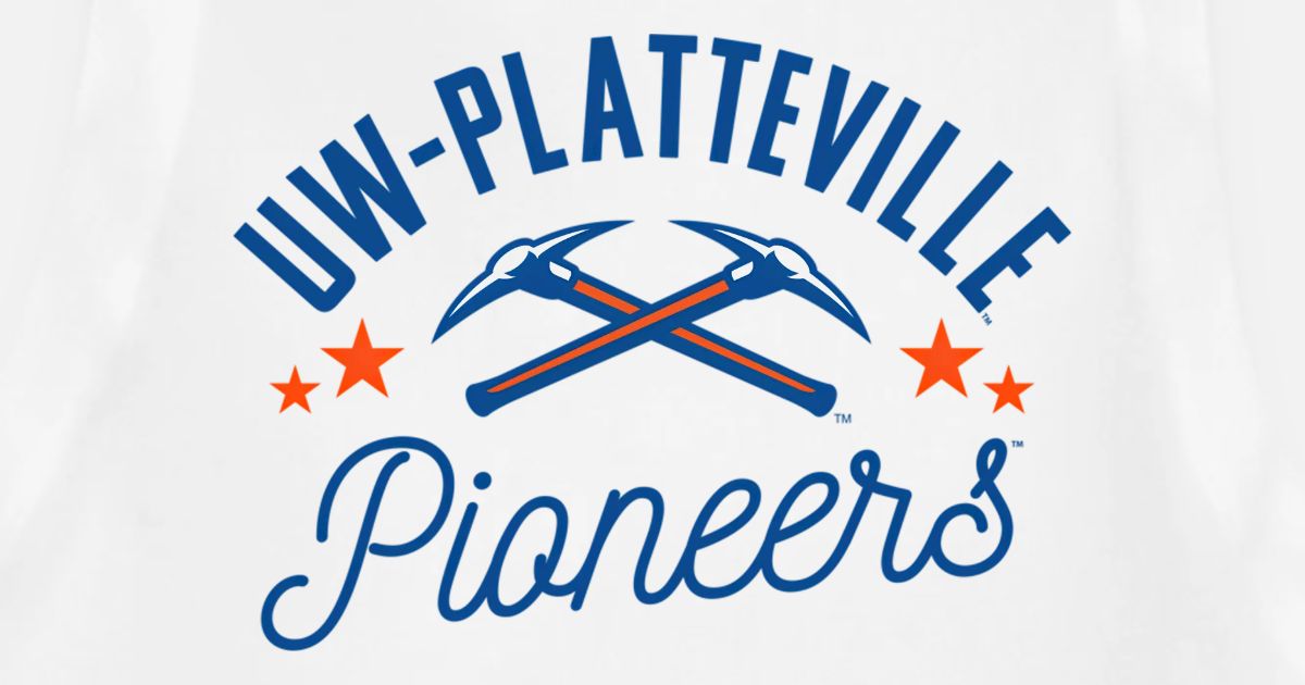 Platteville Pioneers Logo UW University Of Wisconsin Platteville