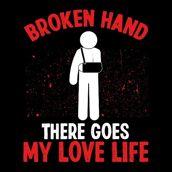 Funny Broken Hand 30+ Arm Cast Funny Stock Illustrations, Royalty Free