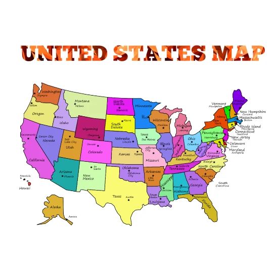 United States Map Small Discovery Of The New World (discovery Of