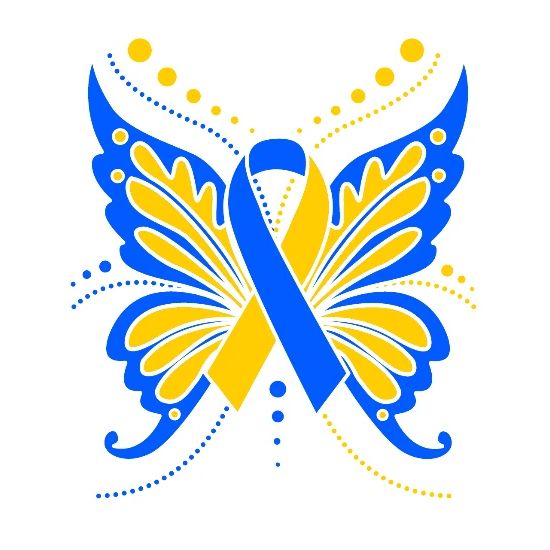 Down Syndrome Butterfly Logo Pinmart's Down Syndrome Awareness Ribbon