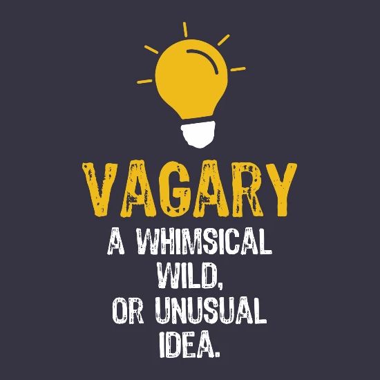 Vagary Logo Vagary Means Unusual Idea' Men's Pique Polo Shirt