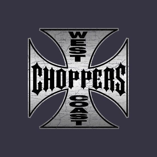 West Coast Chopper Logo West Coast Chopper Black Iron Cross