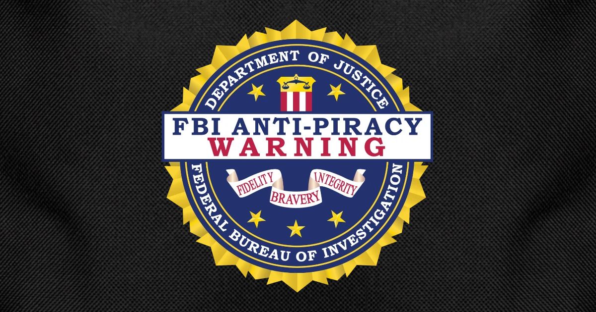 Fbi Anti Piracy Logo Profile For The Framing Department At Flagstaff