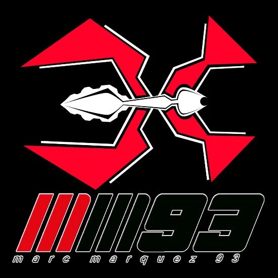 Logotipo De Marc Marquez 93 Marc Marquez Motogp Stickers For Bike Car
