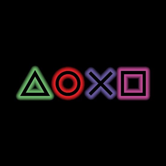 Playstation Button Logo PlayStation Buttons 3D Design By