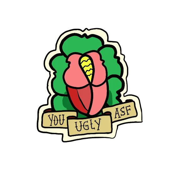 Ugly Asf You Ugly Asf' Organic Baseball Cap | Spreadshirt