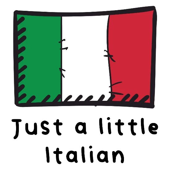 Cute Italian Flag Happy Republic Day. Cute Puppy And Italian Flag