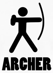 Stickman With Bow And Arrow
