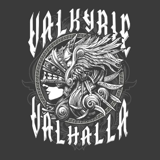 Symbole De La Valkyrie Nordique Valkyrie Svg | Dame Guerrière Svg