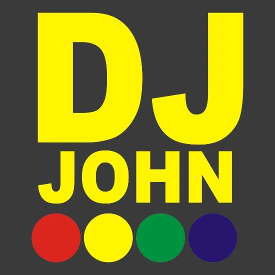 Dj John Logo DJ Logo With Hoodie Man, Design Element For Logo, Poster,