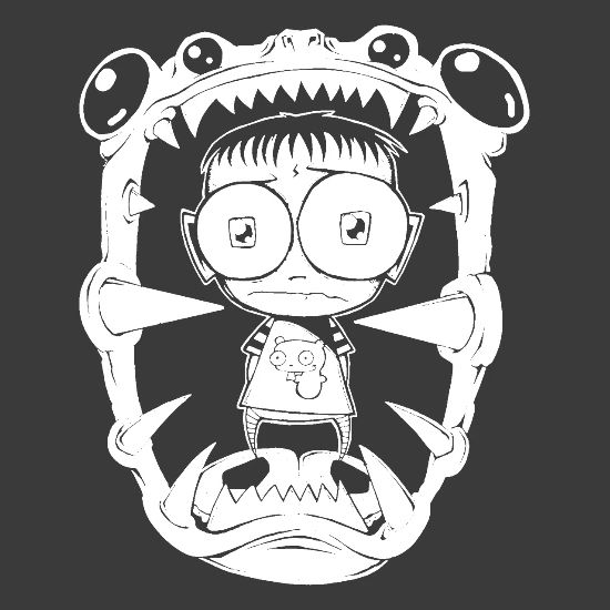 Jthm Logo Vintage Johnny The Homicidal Maniac JTHM Jhonen Vasquez