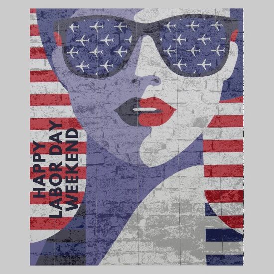 Vintage Labor Day Poster
