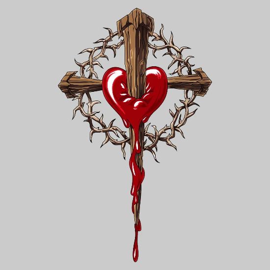 Dessins De Croix Avec Des épines Croix Avec Motif De Broderie