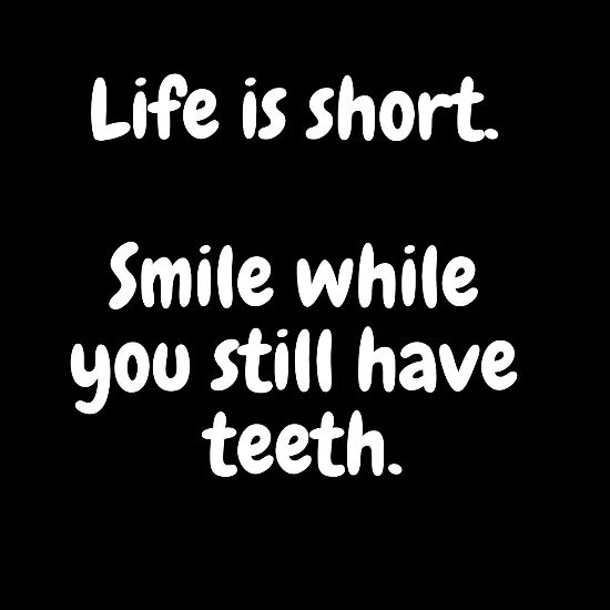 Short Funny Smile Quotes