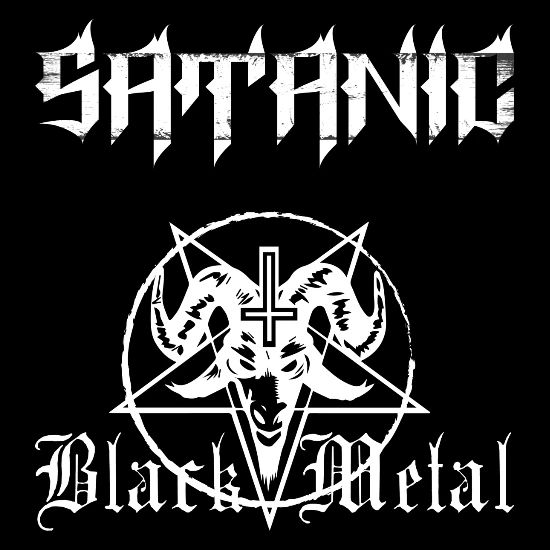 Black Metal Satanic Logo Satan Symbol Logo Vector Illustration Metal