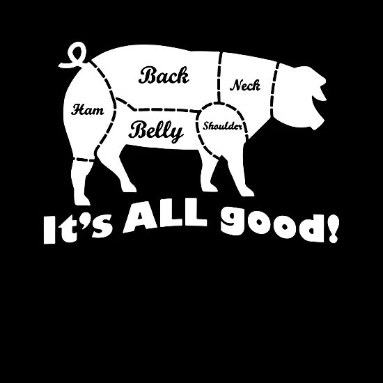 Funny Ham Pig Cut