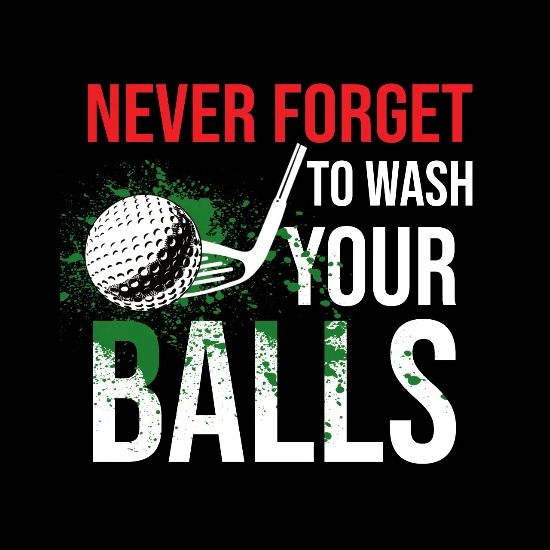 Rude Golf Quotes Wash Your Balls Golf Clubs Dirty Golf Quotes Gift'