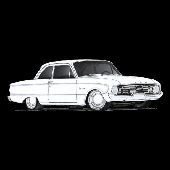Ford Falcon Drawing