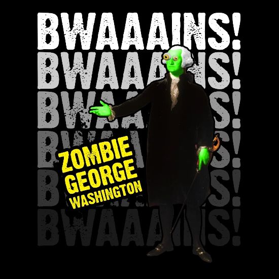 George Washington As A Zombie Zombie George Washington' Men's T Shirt