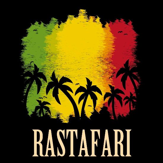 Rastafari Logo Reggae Rasta Rastafari Jamaica' Men's T Shirt