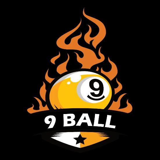 Nine Ball Logo Billiards Cue Stick Pool Nine Ball Billiard Balls PNG