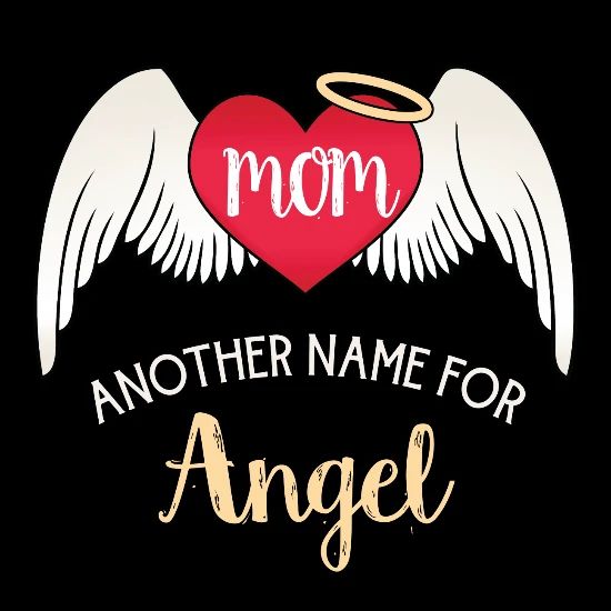 Mom Of An Angel Logo