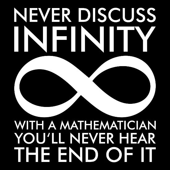 Infinitywith Quotes Infinity Math School Teacher Quote Gift' Men's