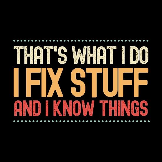Stuff And Things Logo Premium Vector | That Is What I Do I Fix Stuff