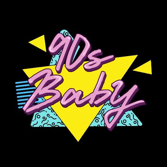 90s Baby Logo Premium Vector | 90s Baby Drip