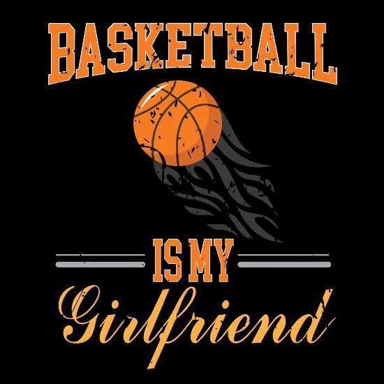 Basketball Is My Girlfriend Logo Basketball Is My Girlfriend Men's