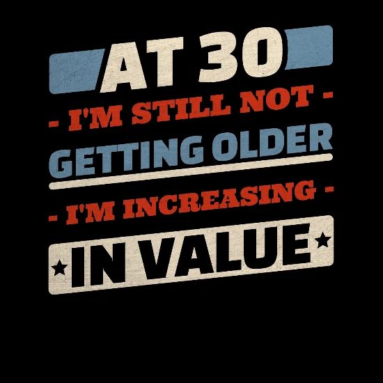 30 Year Old Quote Funny 30th Birthday Card For Men Women Won't