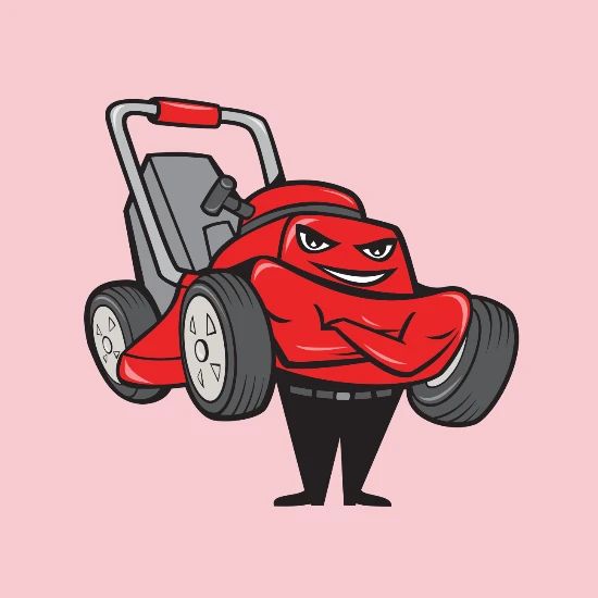 Repairing Lawn Mower In Animation