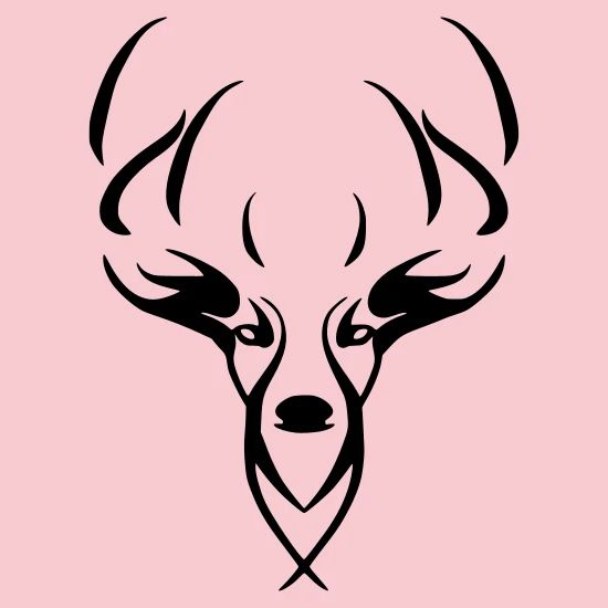 Tribal Deer Head