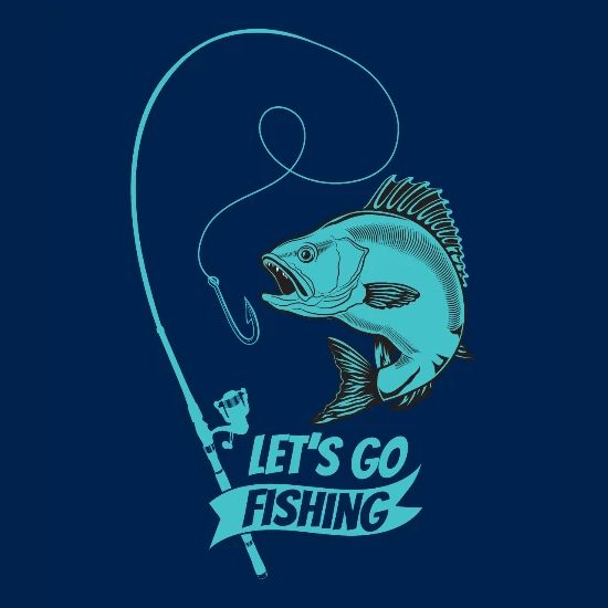 Go Fishing Design GO FISHING DAY By Perky Monkey Studio On Dribbble