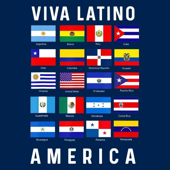 Latin American Countries And Their Flags Free Printable Flags Of South
