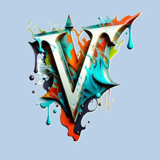 Graffiti V Letter