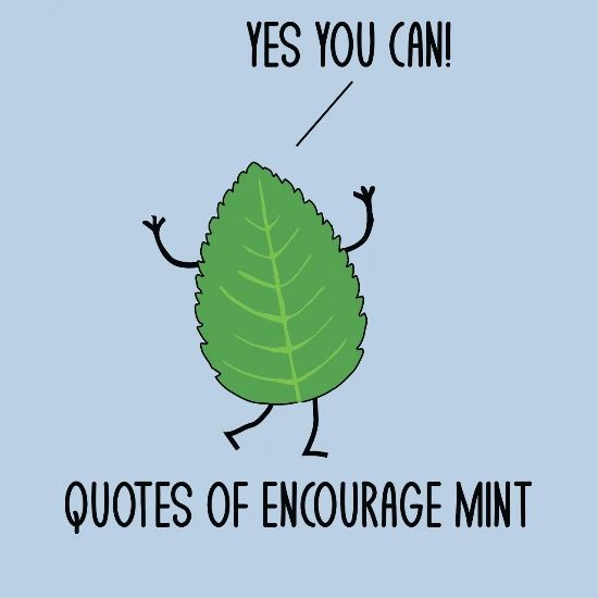 Encouragement Meme Pun Funny Quotes Of Encourage Mint Motivational