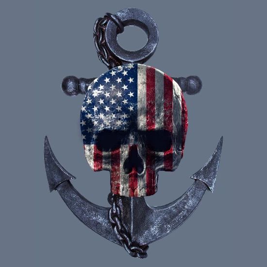 Navy Seals Logo Skull American Sailor Skull Anchor Navy Seals' Women's