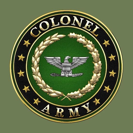 Army Colonel Logo Colonel Rank Us Army Lieutenant Colonel Rank, Png