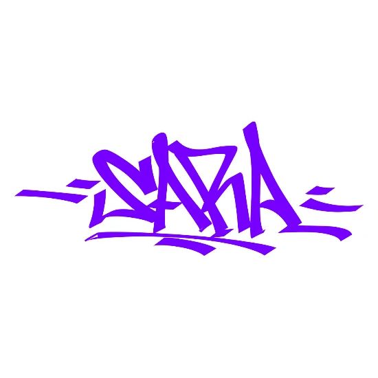 The Name Sara In Graffiti