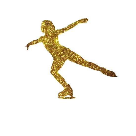 Silhouette De Patinage Artistique Papier Peint Patinage Artistique