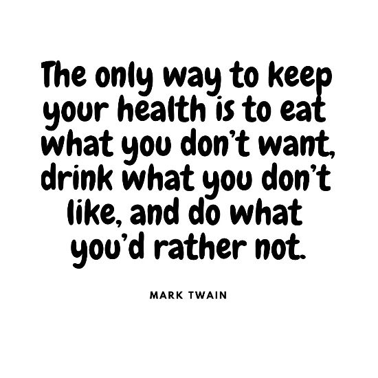 Fun Health Quotes