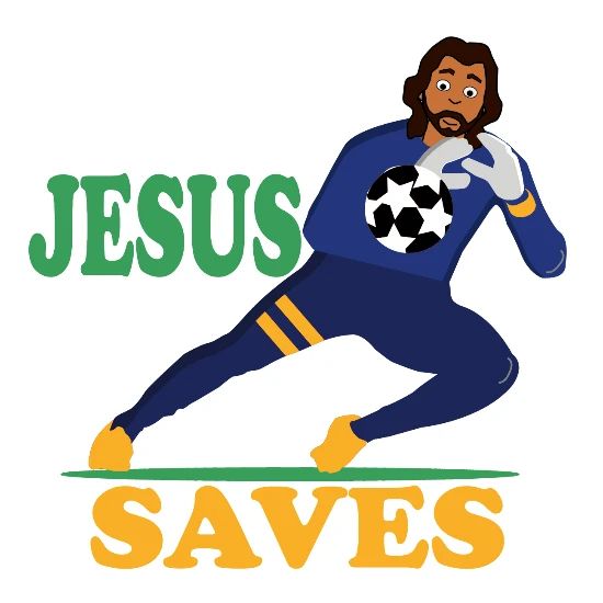 Jesus Saves Soccer Jesus Saves Soccer T – HIS POWER Not Mine